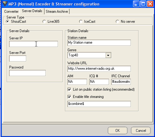 Shoutcast Setup Guides – Dreamstream